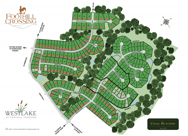 Foothill Crossing Site Map | Craig Builders | Craig Builders